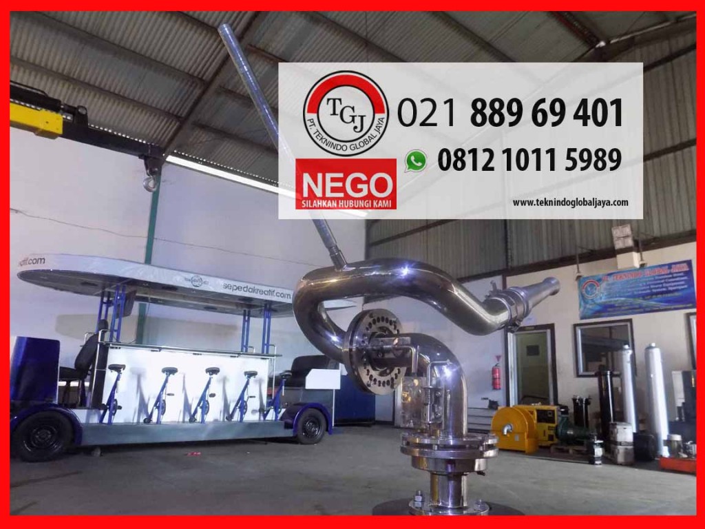 Water Cannon Maktech MT65S Stainless Steel Original Penyedia Kalimantan ...